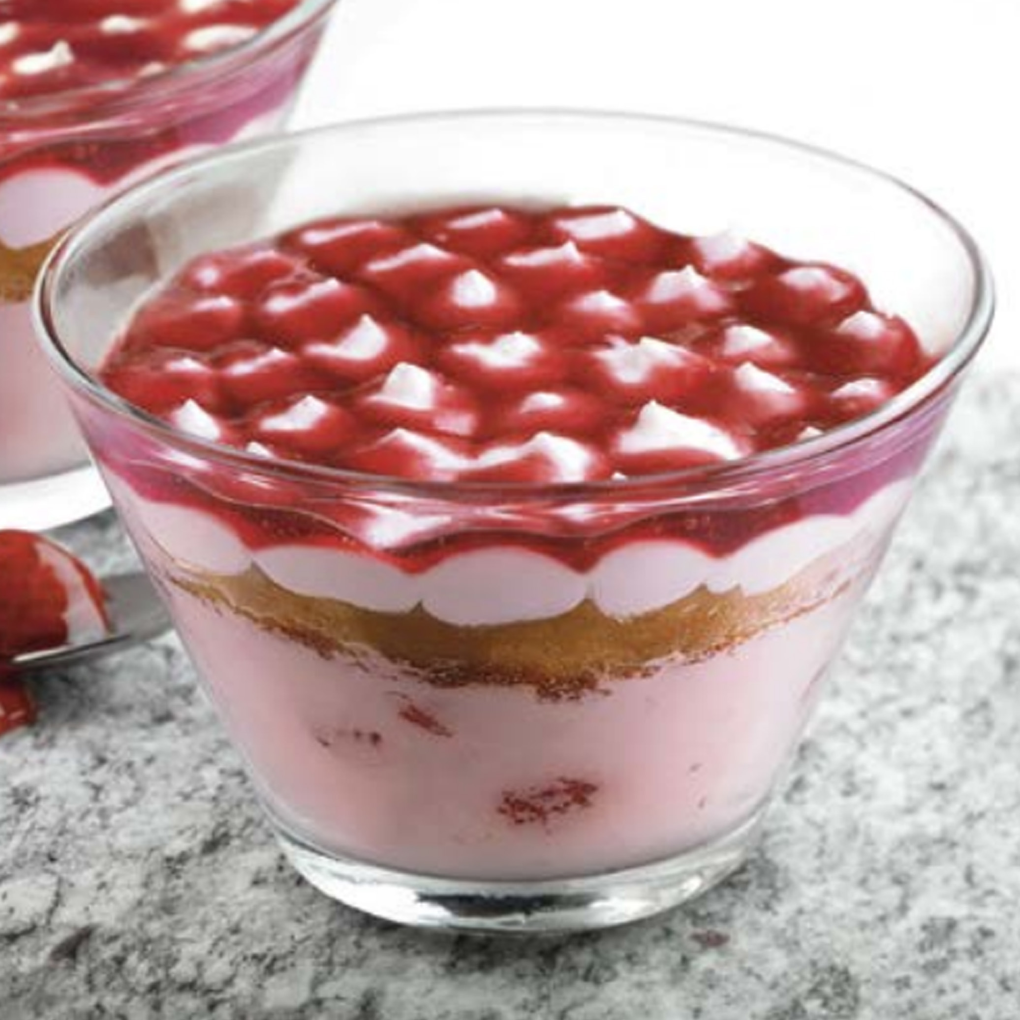 Cheesecake Monterosa taça vidro - Bindi - Sabores do Costume